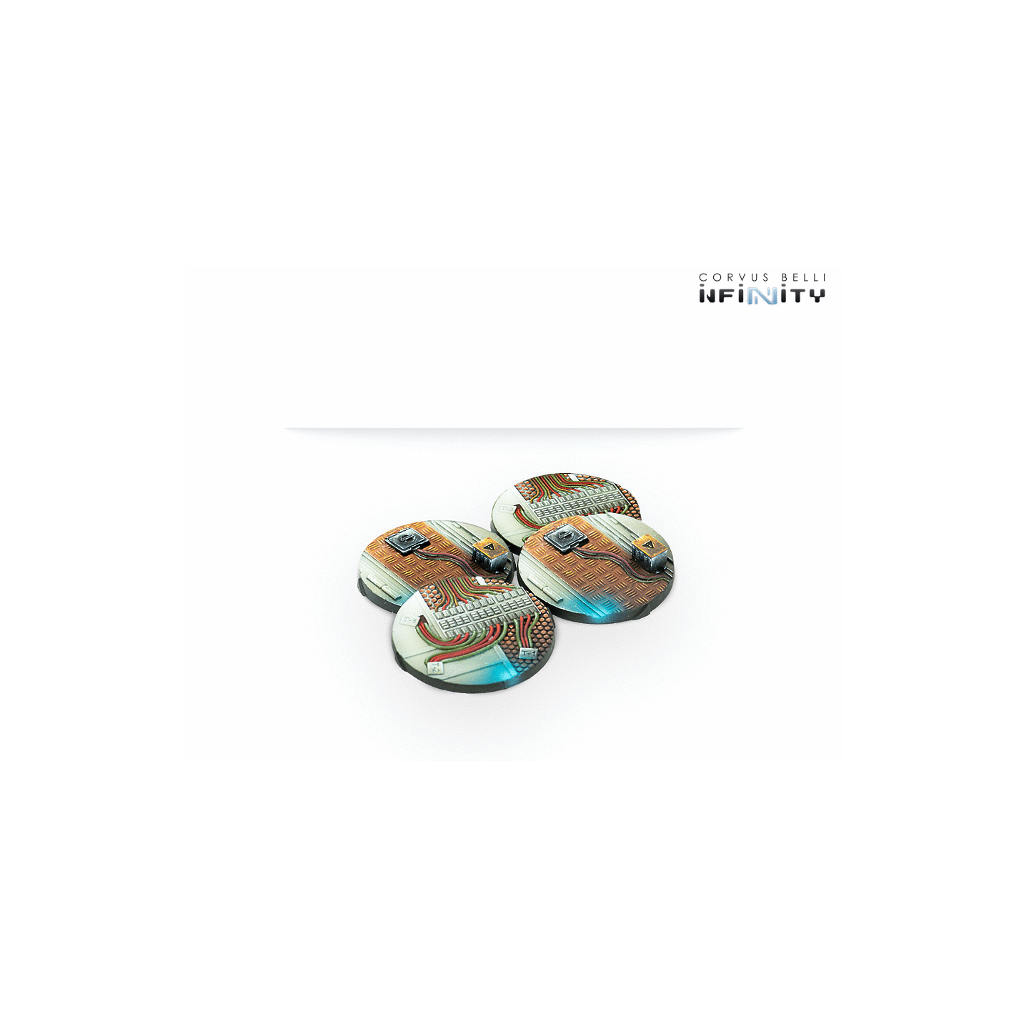 Infinity - Socles 40mm Scenery Bases, Alpha Series (4)