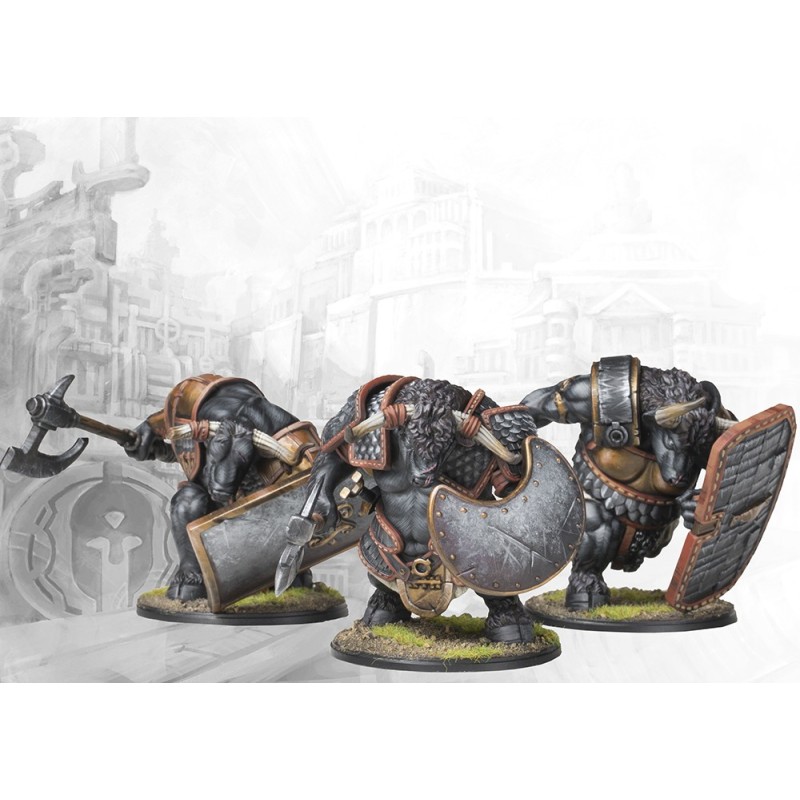 Figurines de Minotaur Haspists des City States pour Conquest