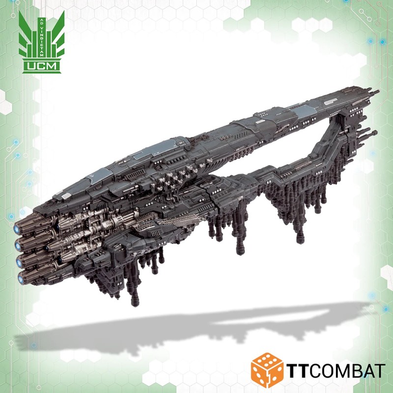 Dropfleet Commander - UCM Rome Battlecruiser
