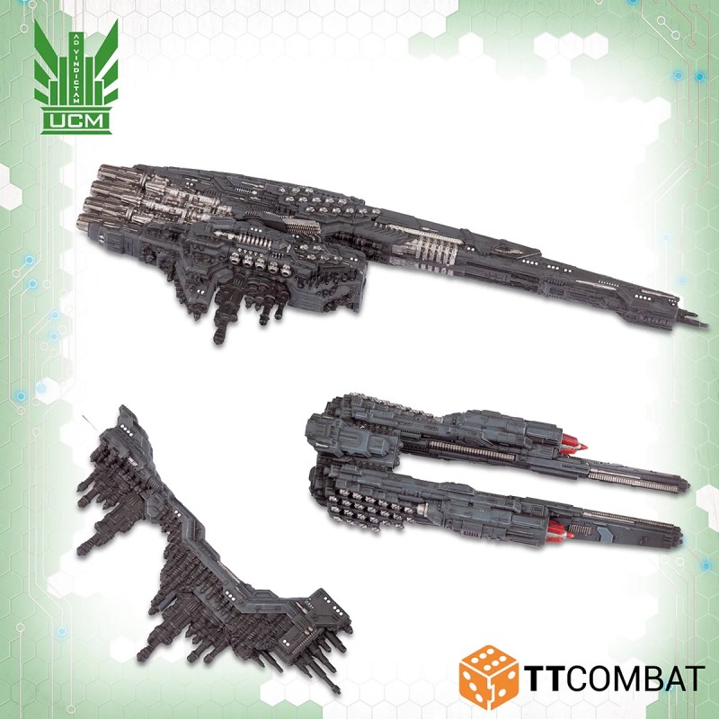 Dropfleet Commander - UCM Rome Battlecruiser