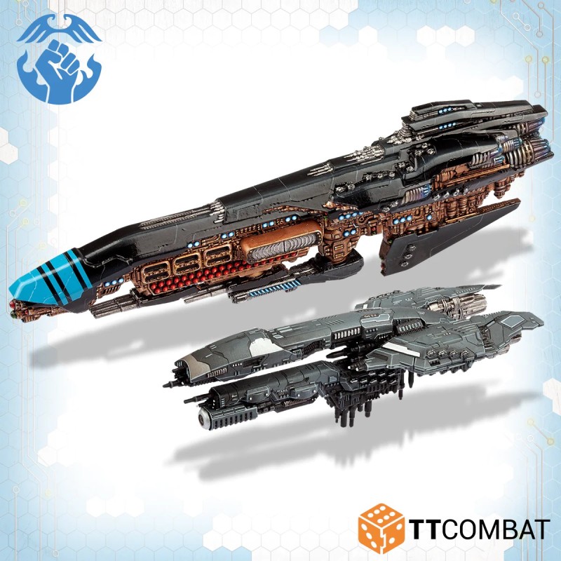 Dropfleet Commander - Resistance Phalanx Battlecruiser