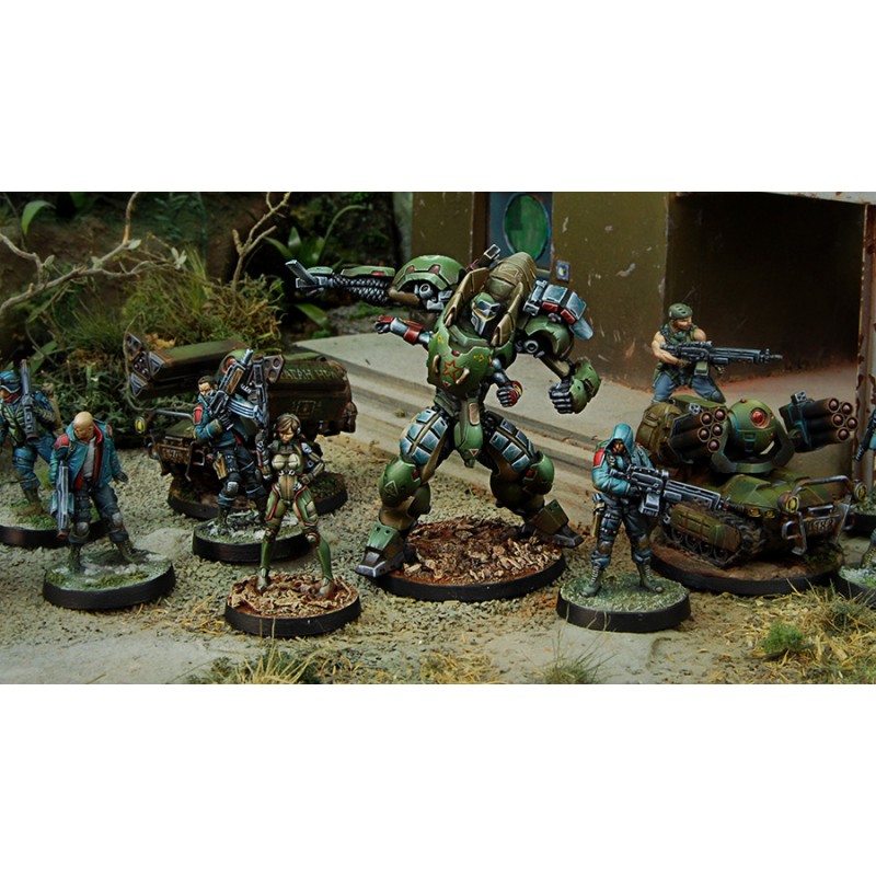 Infinity (Corvus Belli) - Anaconda, Mercenary TAG squadron