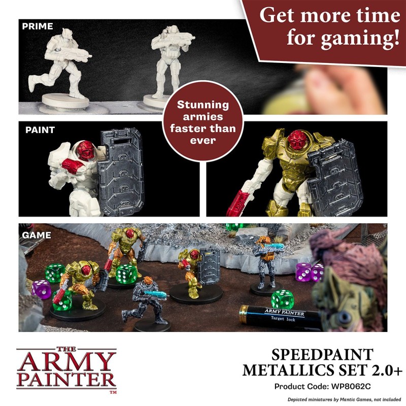 Speedpaint Metallics Set 2 d'Army Painter