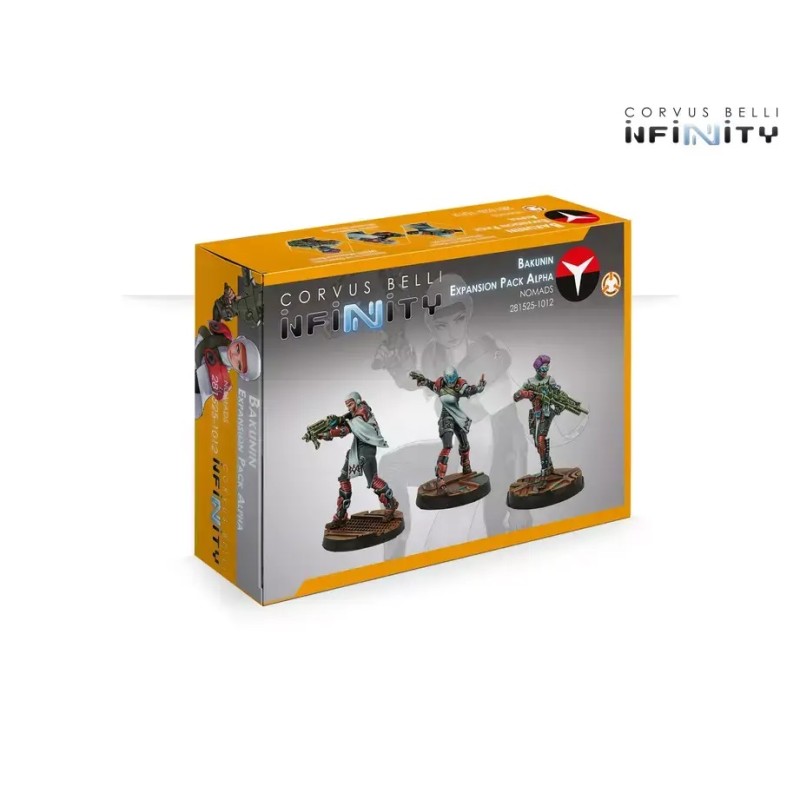 Figurines du Bakunin Expansion Pack Alpha pour les Nomades à Infinity ...