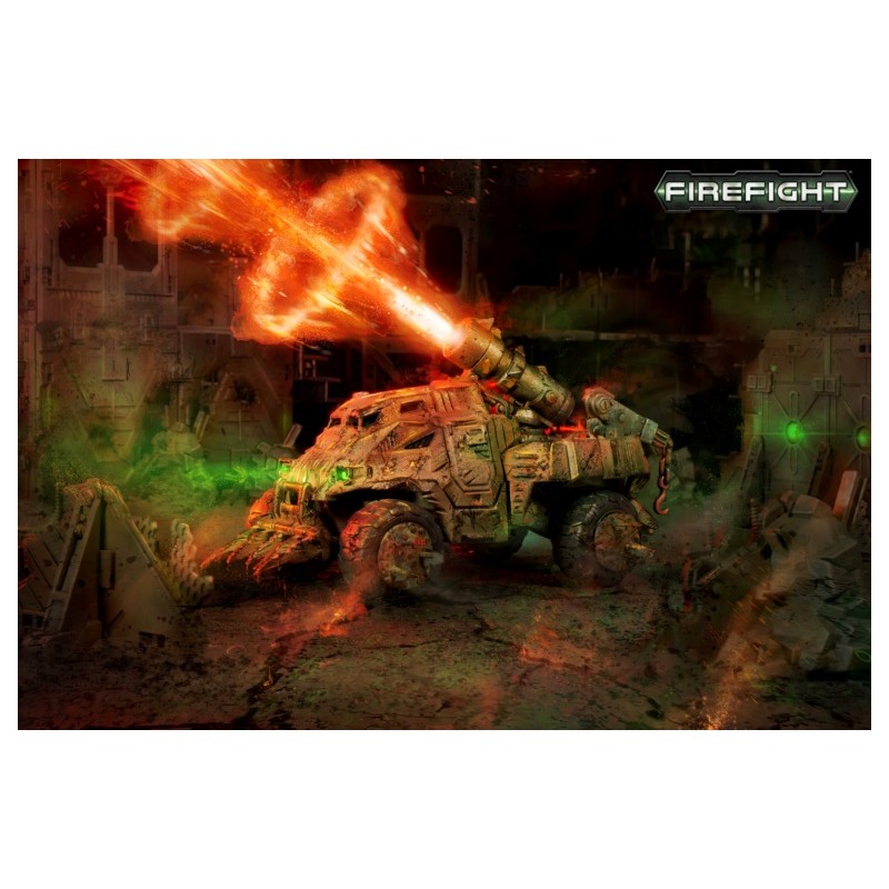Figurine du Plague Mortar Mule pour Firefight de Mantic Games