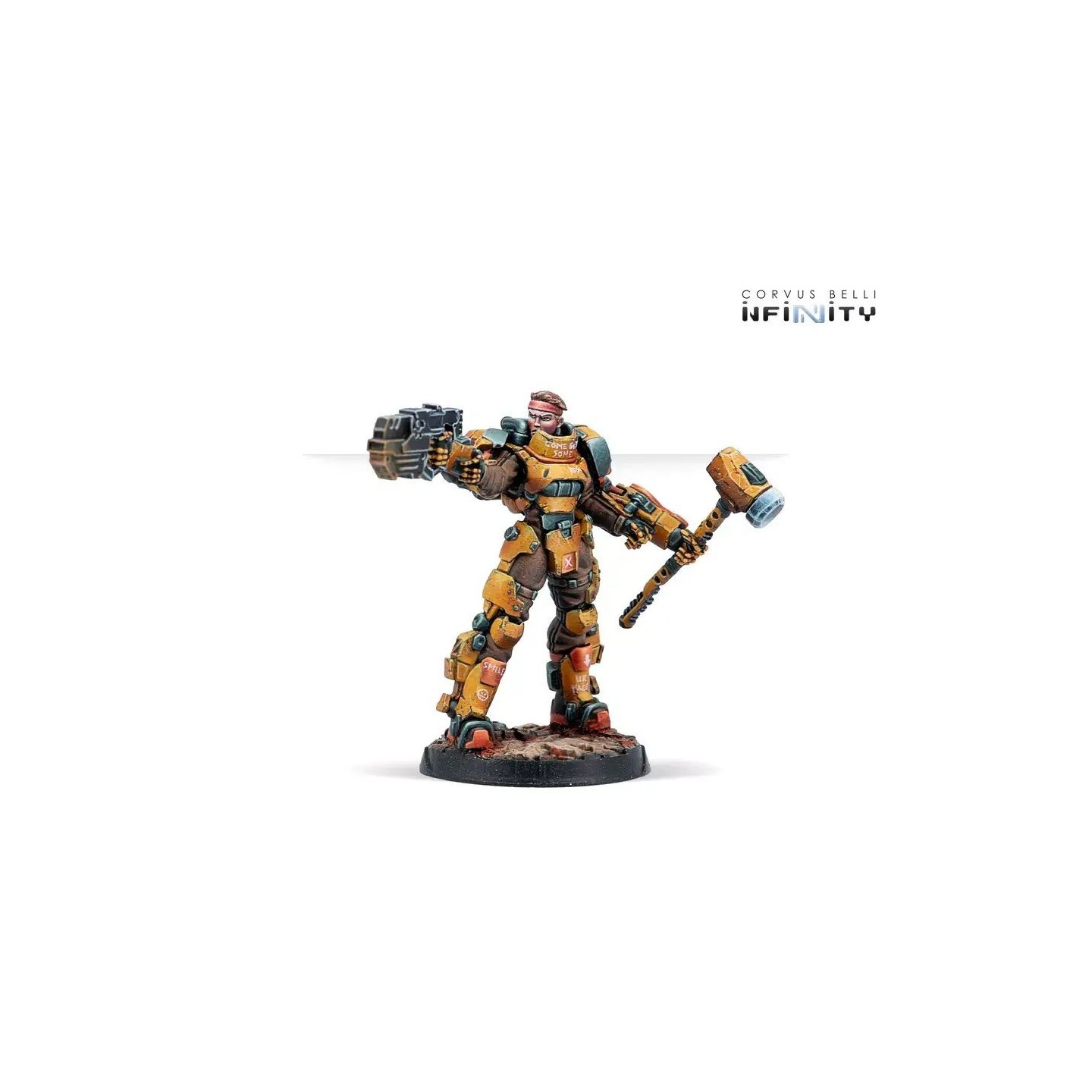 Figurine de Diggers, Armed Prospectors (Chain Rifle) pour Infinity de ...