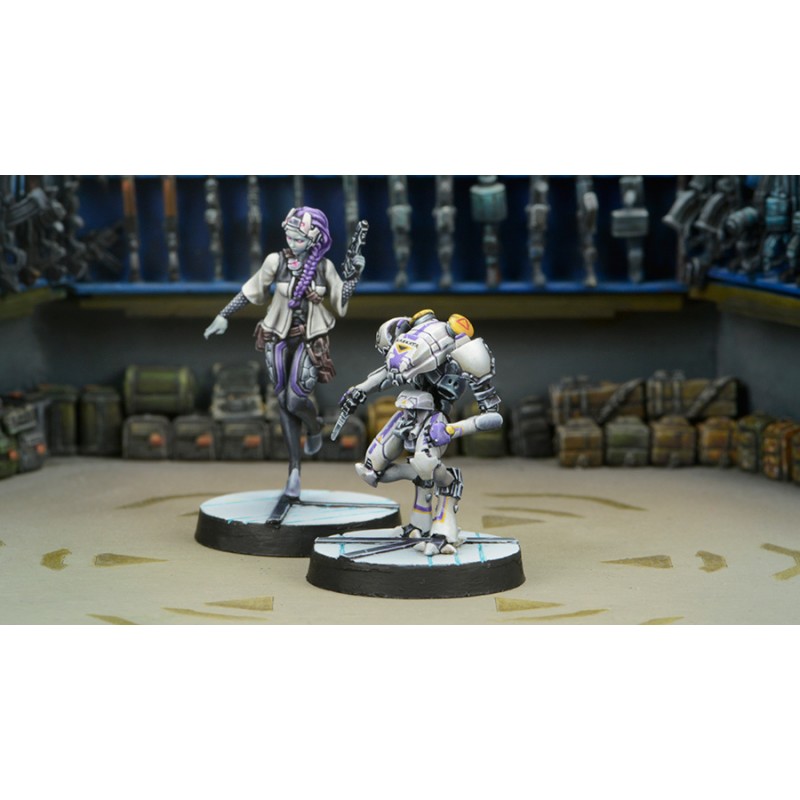 Infinity (Corvus Belli) - Danavas Hacker & Karkata Remote Ancillary Unit