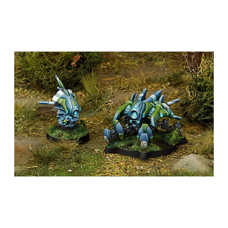 Infinity (Corvus Belli) - Armbots - Peacemaker et Auxbot