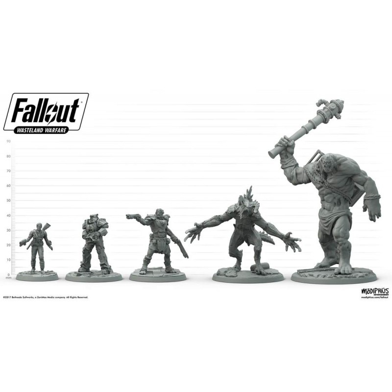 Fallout: Wasteland Warfare - Two Player Starter Set + Fig exclusive ...