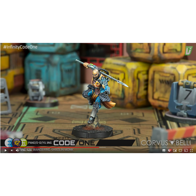 Figurine de Liang-Kai pour les NA-2 à Infinity (Corvus Belli)