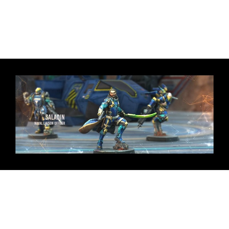 Figurines du Starmada Action Pack pour l'O-12 d'Infinity (Corvus Belli)